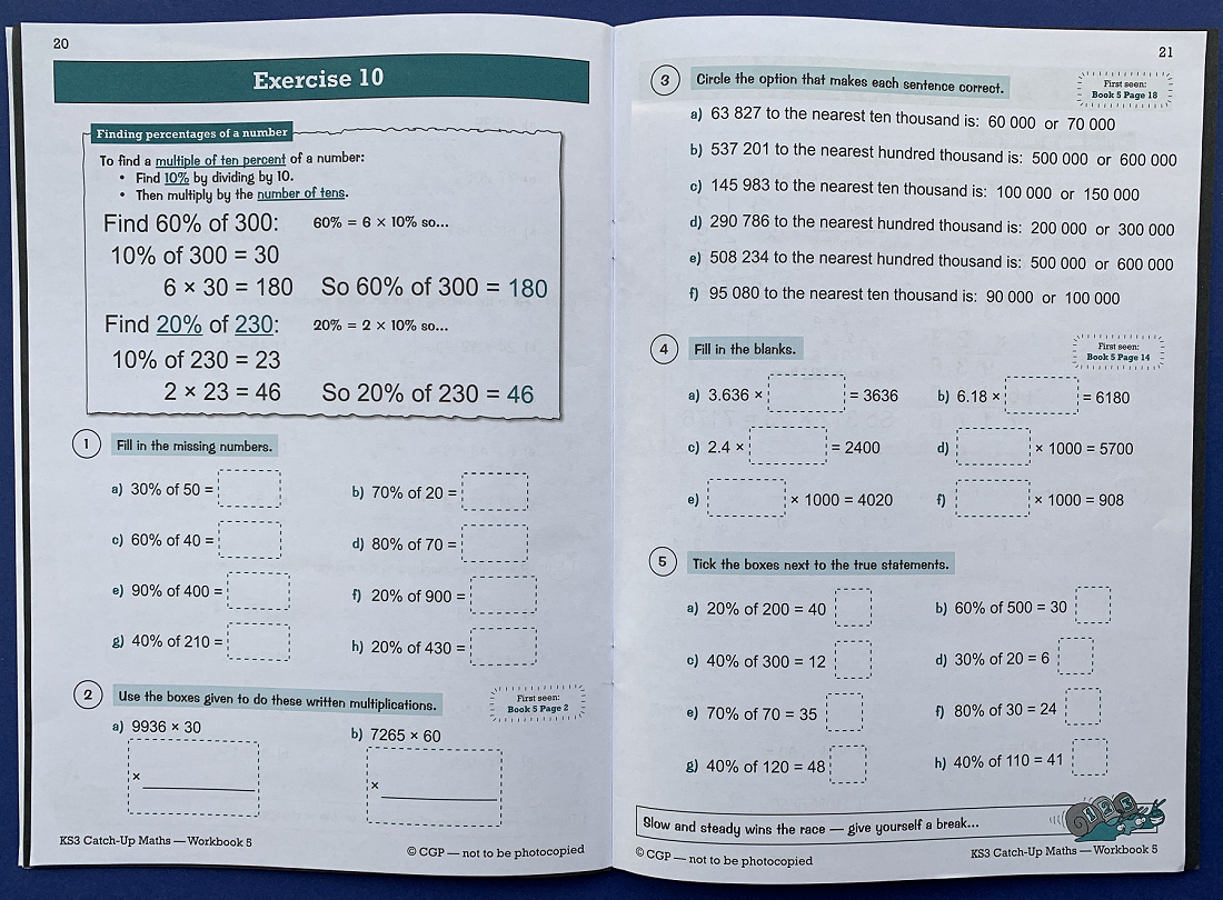 KS3 Maths Catch-up Books | ofamily learning together