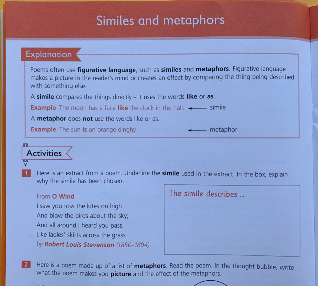 Understanding English – Poetry workbook | ofamily learning together
