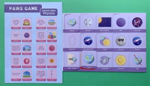 Physics Matching Pairs Game | ofamily learning together