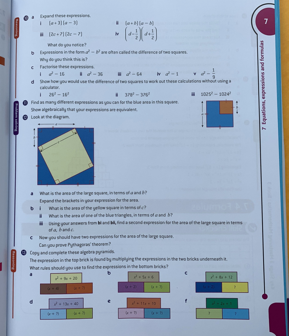 Starting Year 9 Maths resources | ofamily learning together