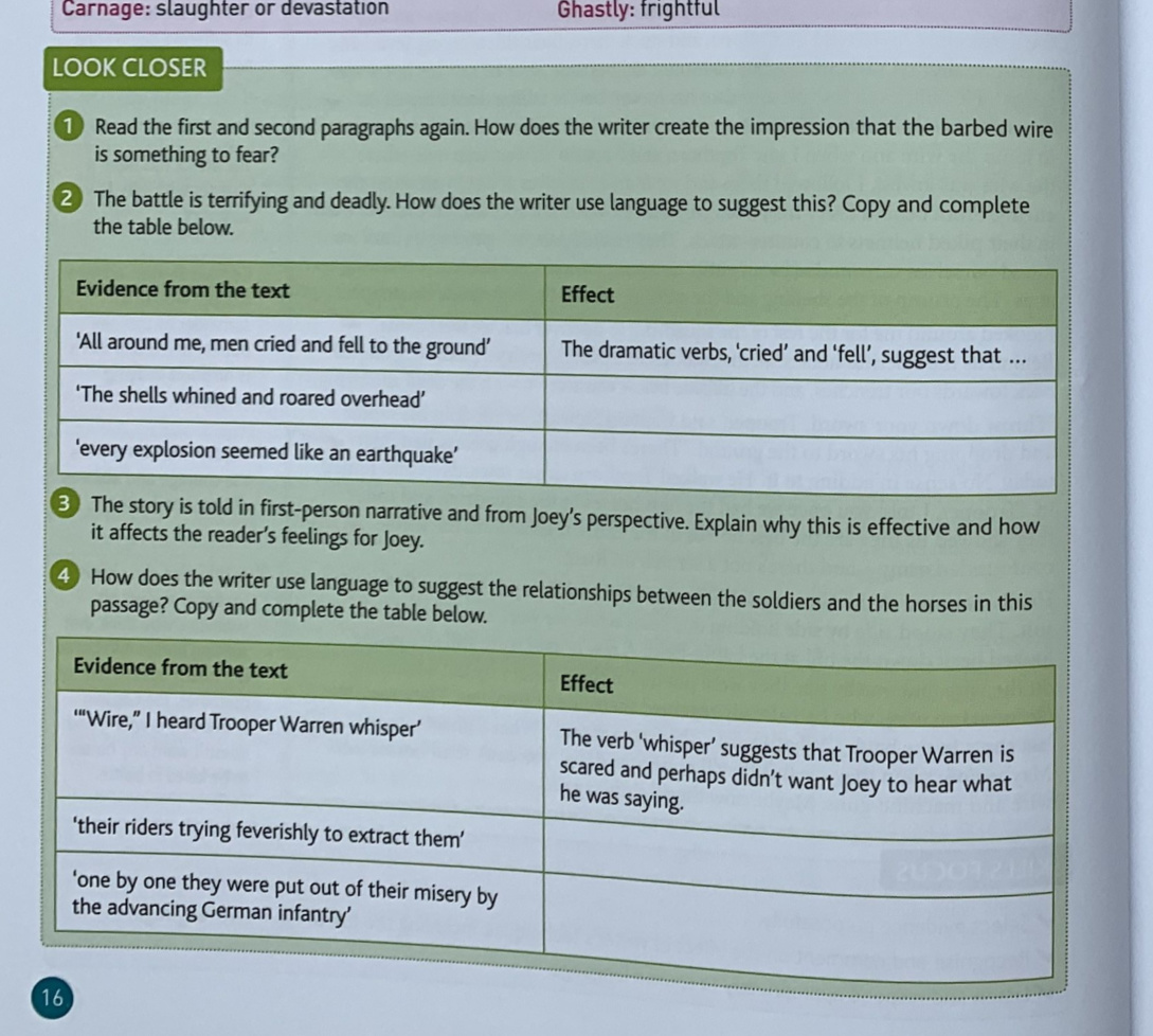 KS3 English Resource. War Anthology | ofamily learning together