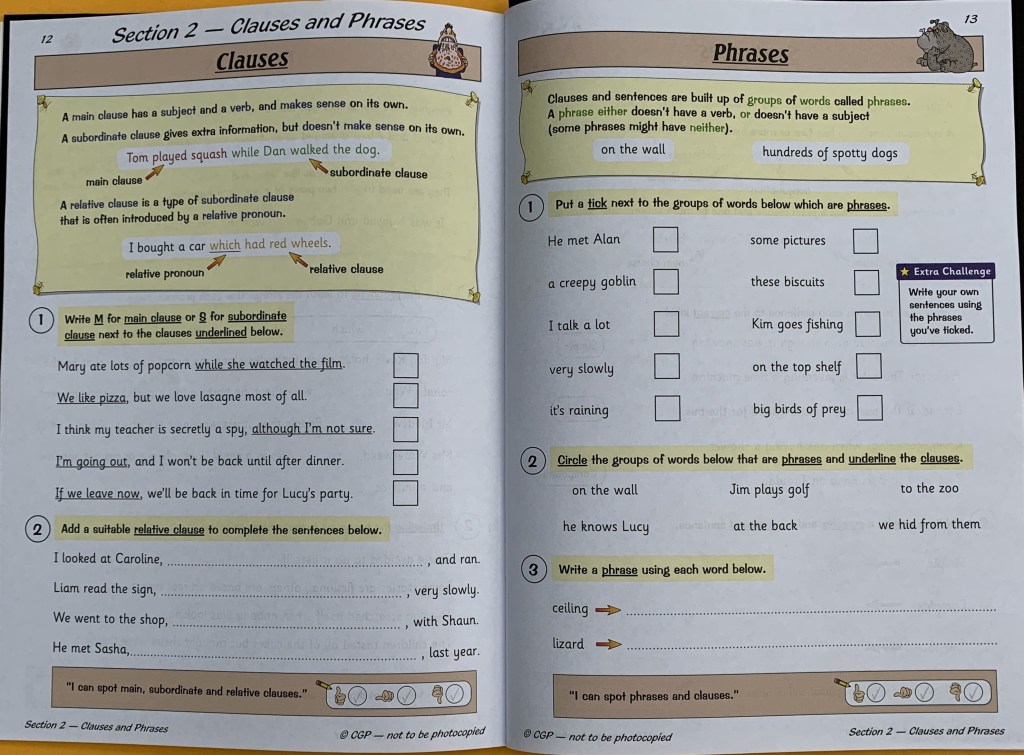 CGP Year 6 Grammar, Punctuation and Spelling Workbook | ofamily ...