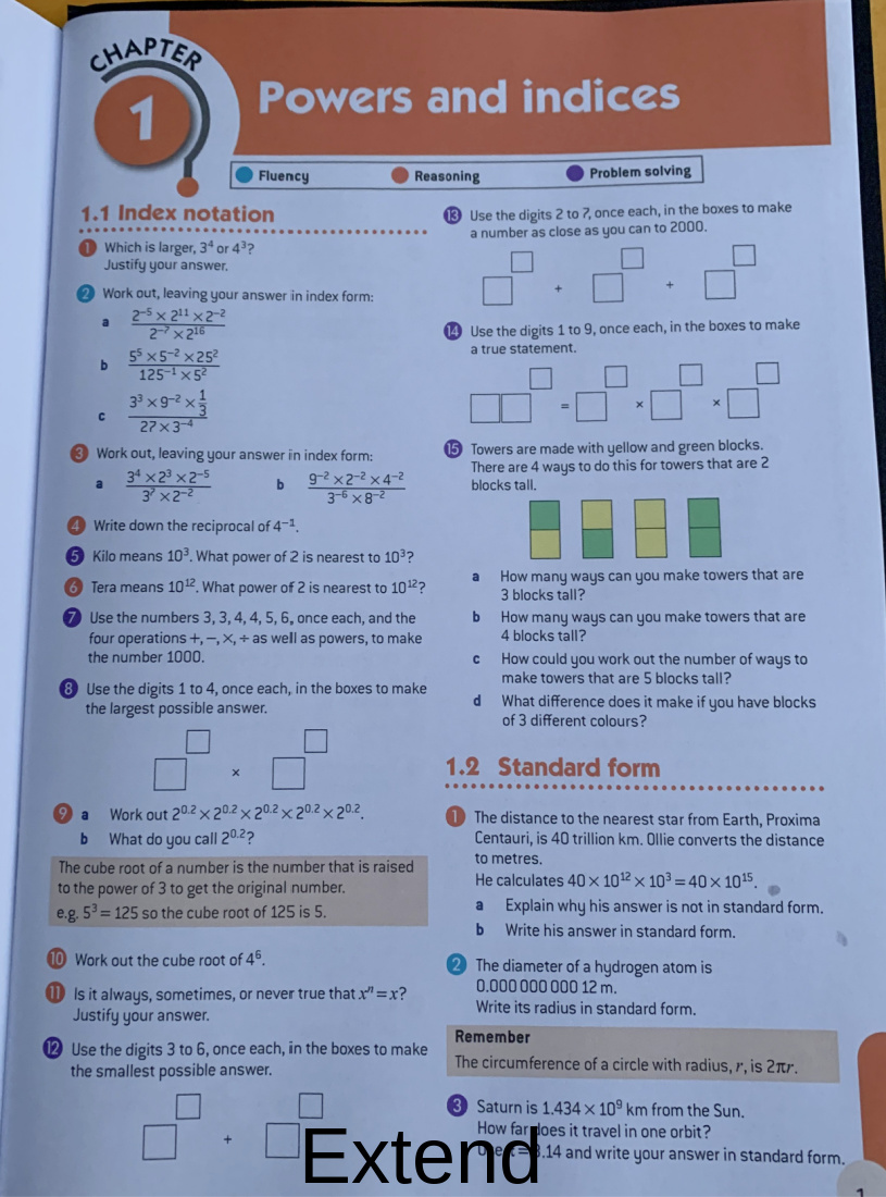 Year 9 Maths Practice Books | ofamily learning together