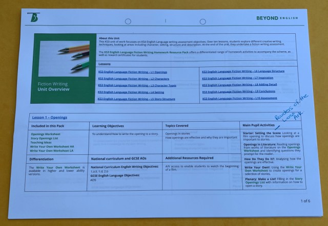 Fiction Writing Unit from Twinkl | ofamily learning together