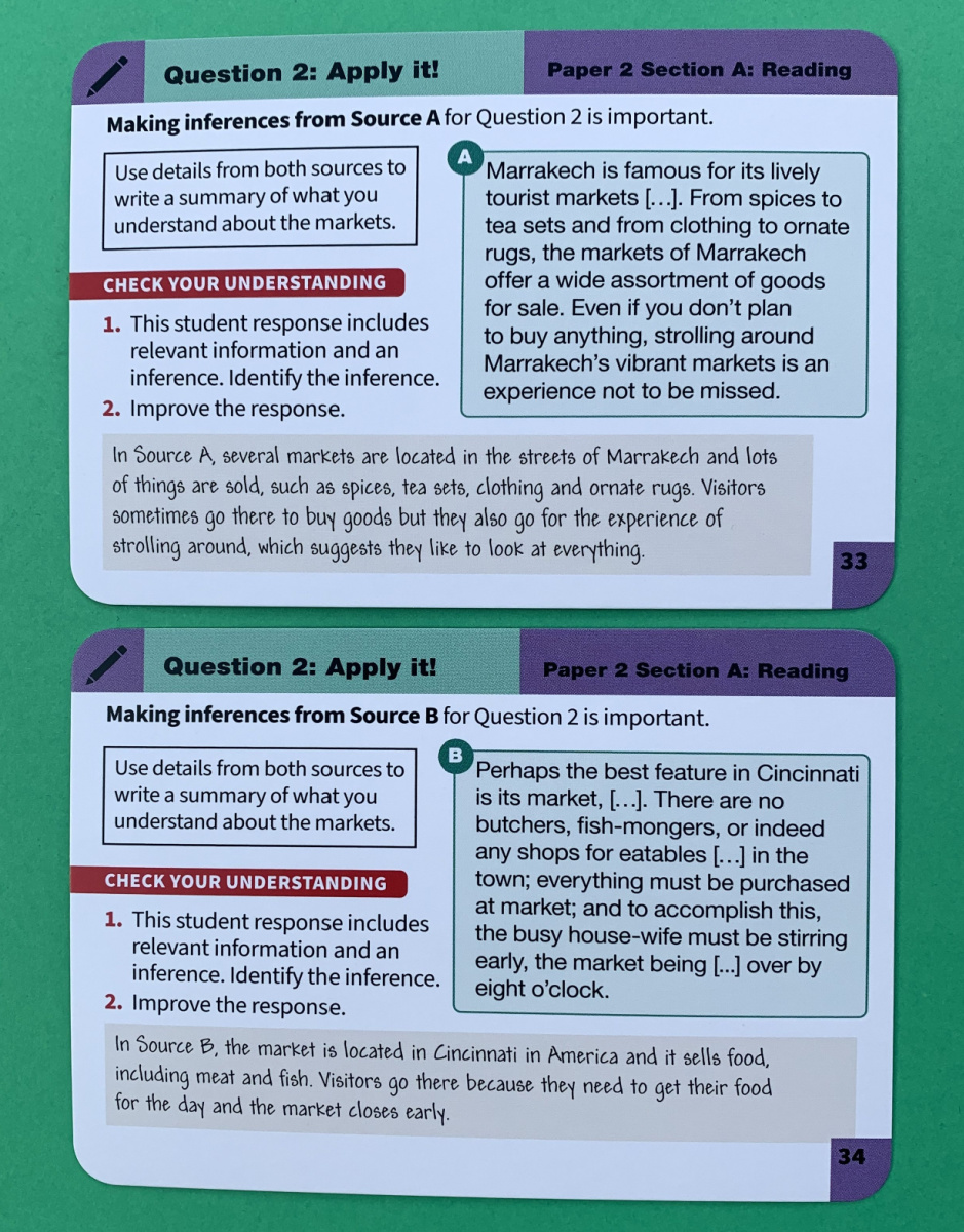 AQA GCSE English Language Revision Cards | ofamily learning together