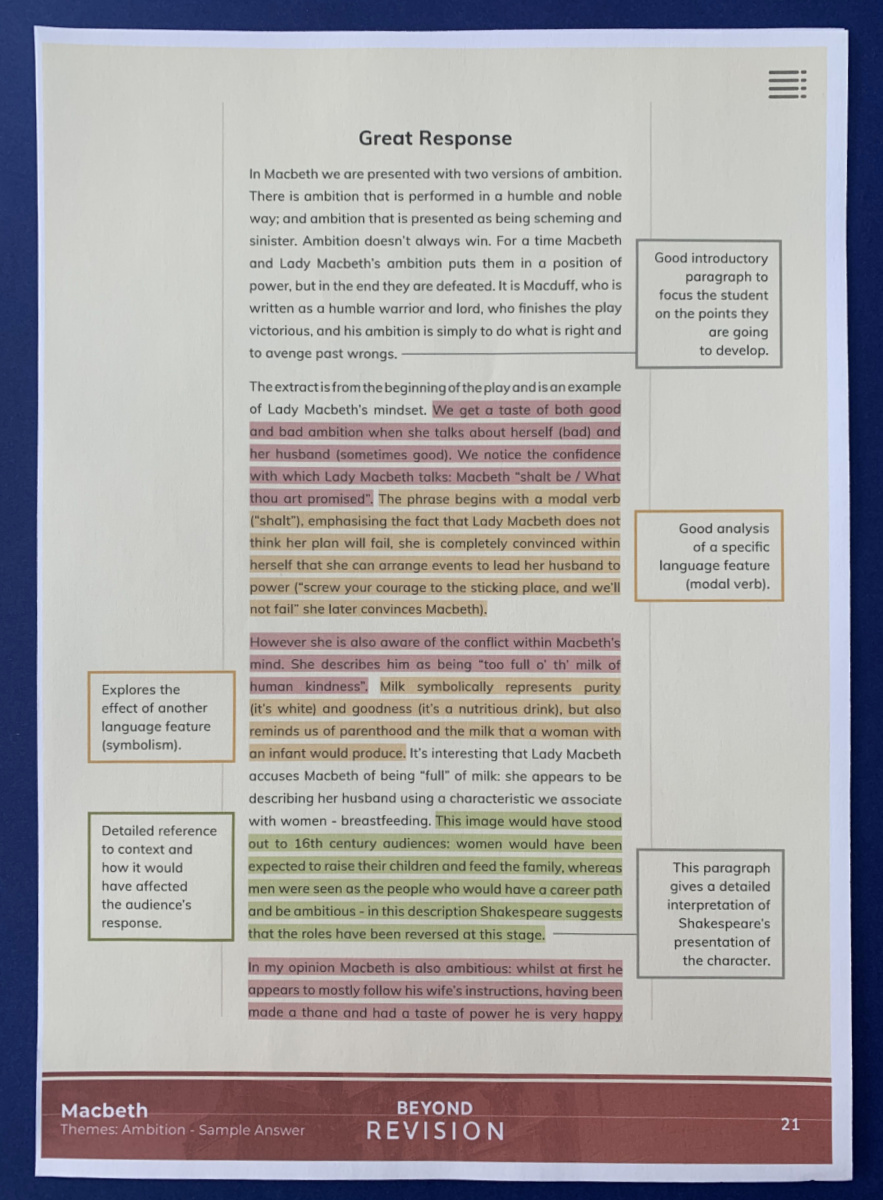 Macbeth Revision Guide from Twinkl | ofamily learning together