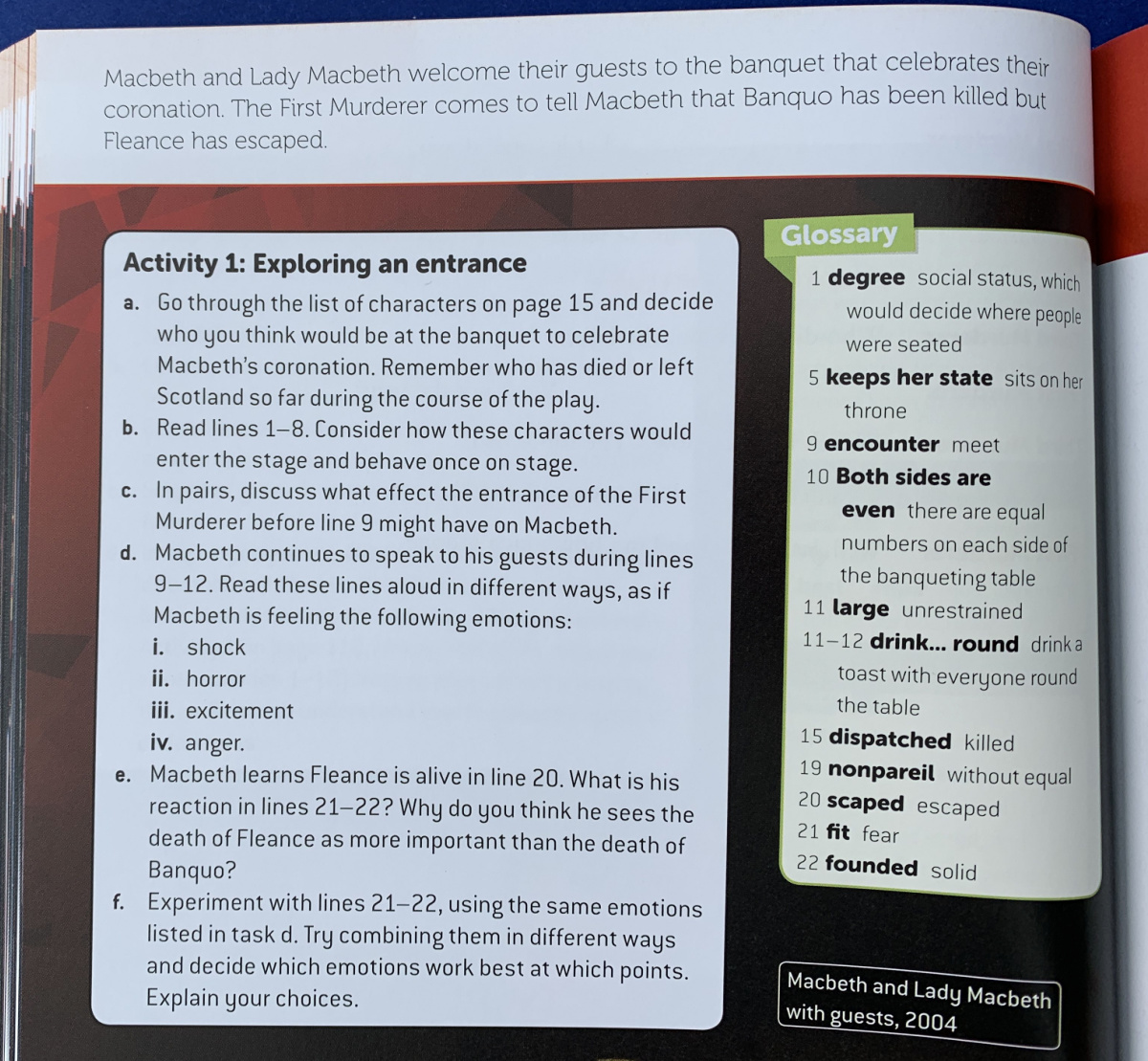 A Macbeth book perfect for home learning | ofamily learning together