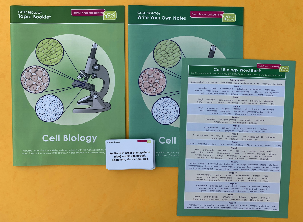 GCSE Biology Packs from Oaka Books | ofamily learning together
