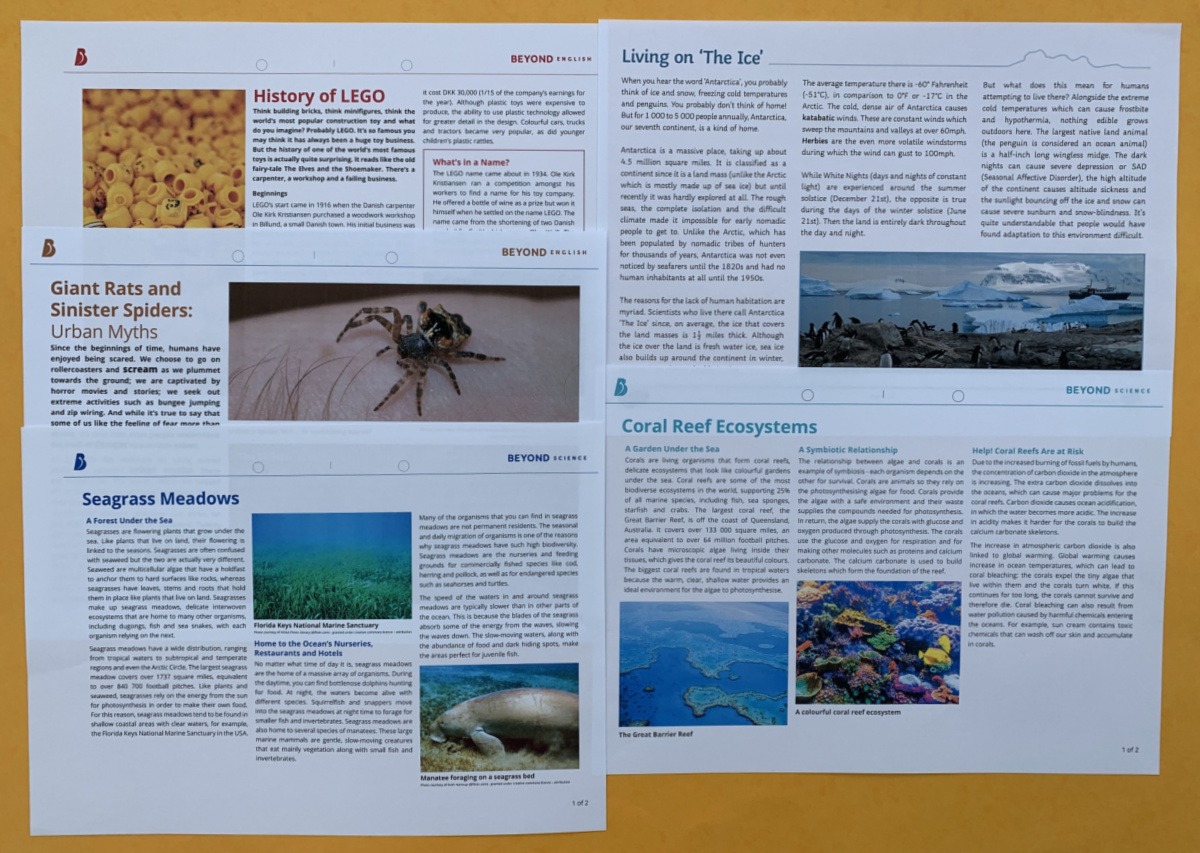 Starting Year 7 English Language Resource Ideas | ofamily learning together