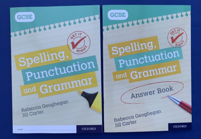 GCSE Spelling, Punctuation and Grammar workbook from Oxford University ...