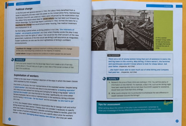 Oxford Literature Companion for An Inspector Calls | ofamily learning ...