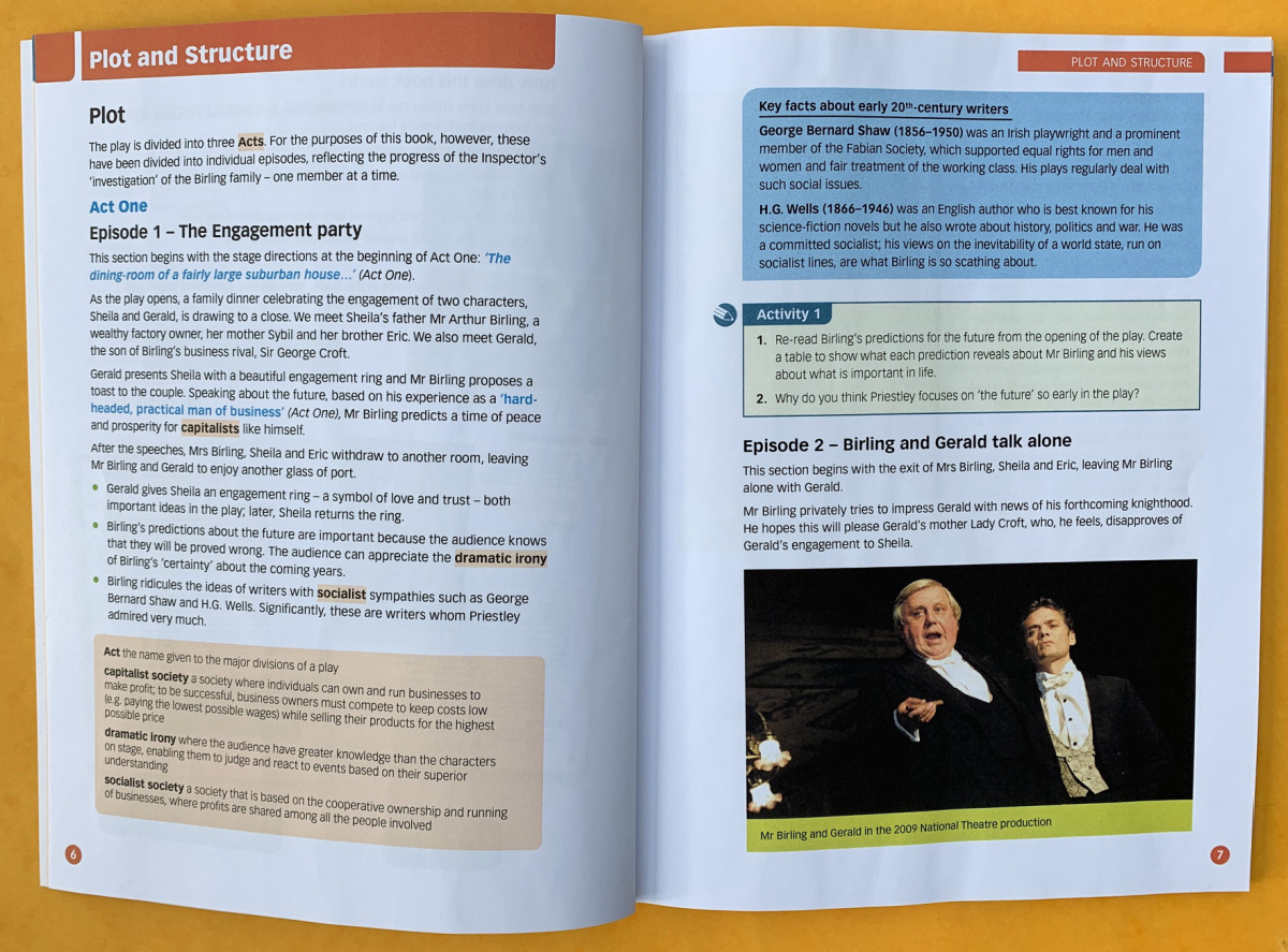 Oxford Literature Companion for An Inspector Calls | ofamily learning ...