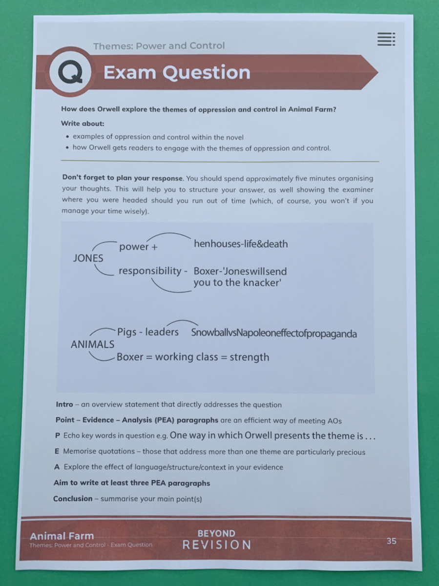 GCSE Animal Farm Revision Guide from Twinkl | ofamily learning together