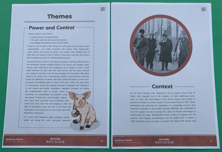 GCSE Animal Farm Revision Guide from Twinkl | ofamily learning together
