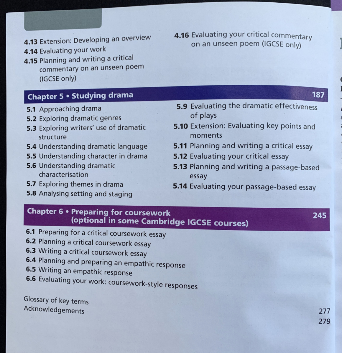 Literature in English – an IGCSE Student Book | ofamily learning together