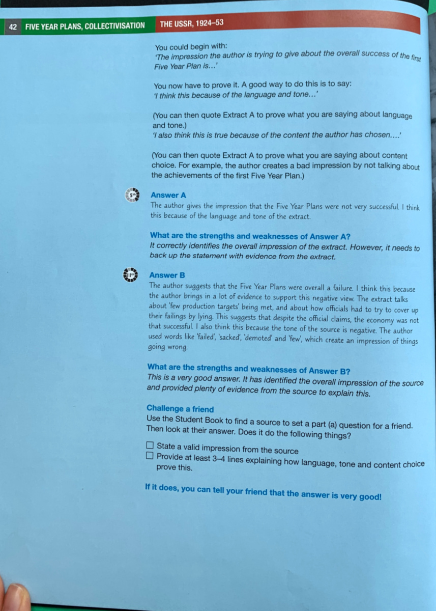 IGCSE History – Dictatorship and Conflict in the USSR | ofamily ...