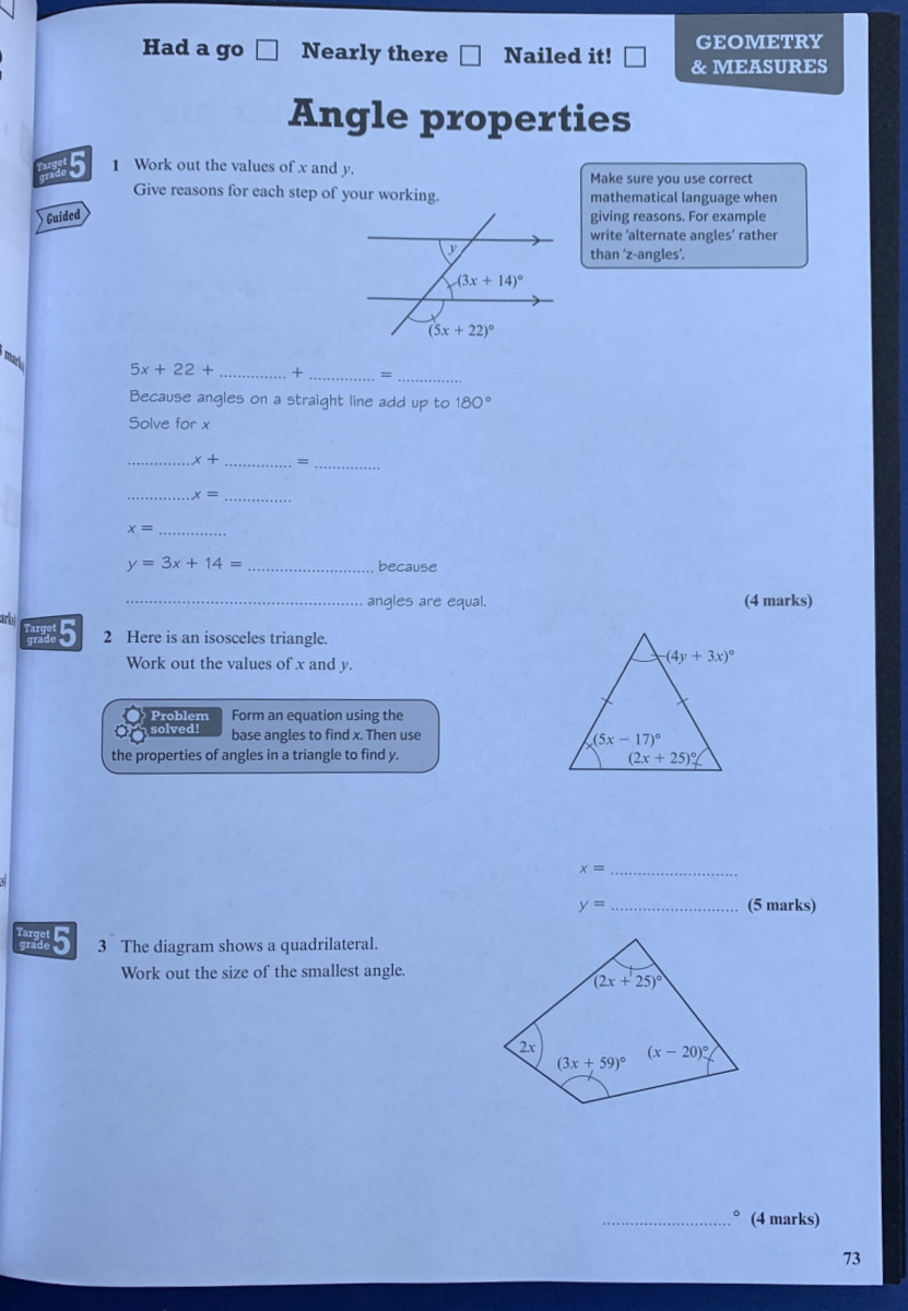 Maths Revision workbooks for GCSE | ofamily learning together