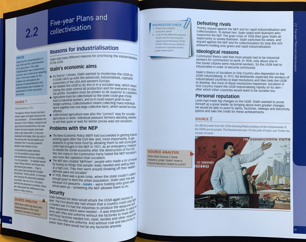 IGCSE History Depth Study Book | ofamily learning together