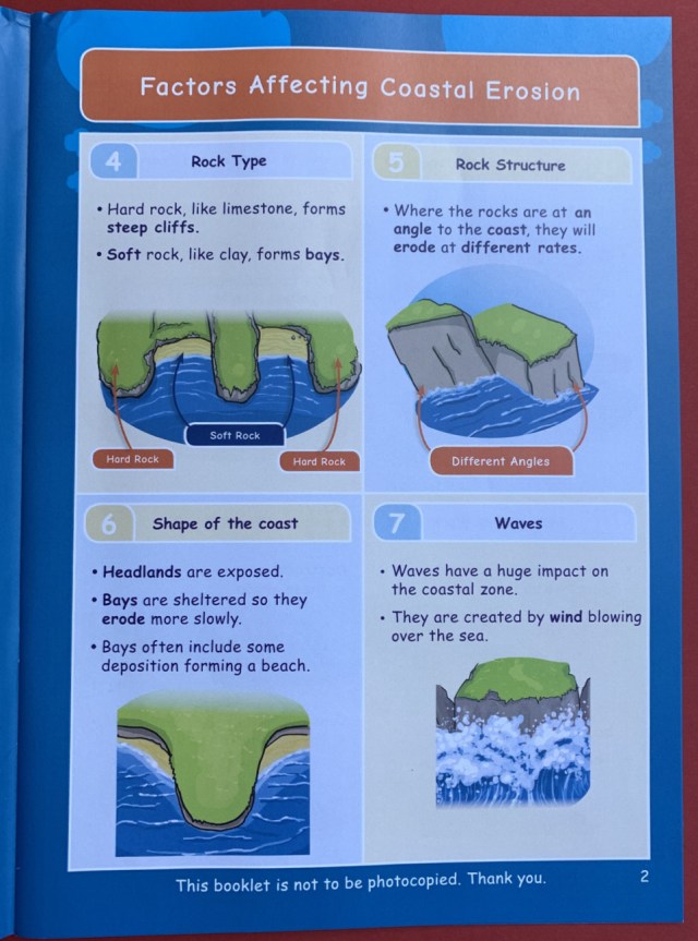 Oaka Books – Coastal Processes and Landforms Pack | ofamily learning ...