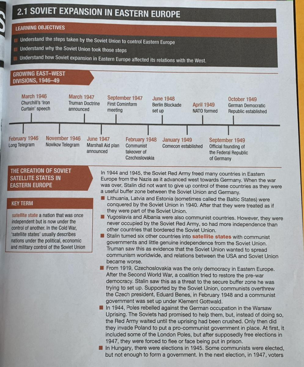 Edexcel IGCSE History – Superpower Relations 1943 – 1972 | ofamily ...